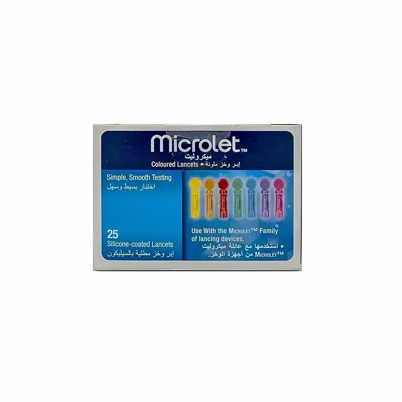 Ascensia Contour Microlet Lancets 25 Pcs – Beauty Vitamins