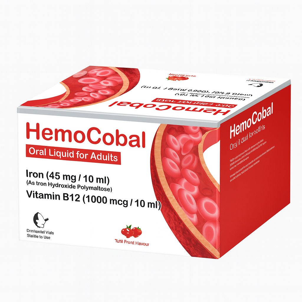 Hemocobal Iron + B12 30 Drinkable Vials Tutti Flavor – Beauty Vitamins